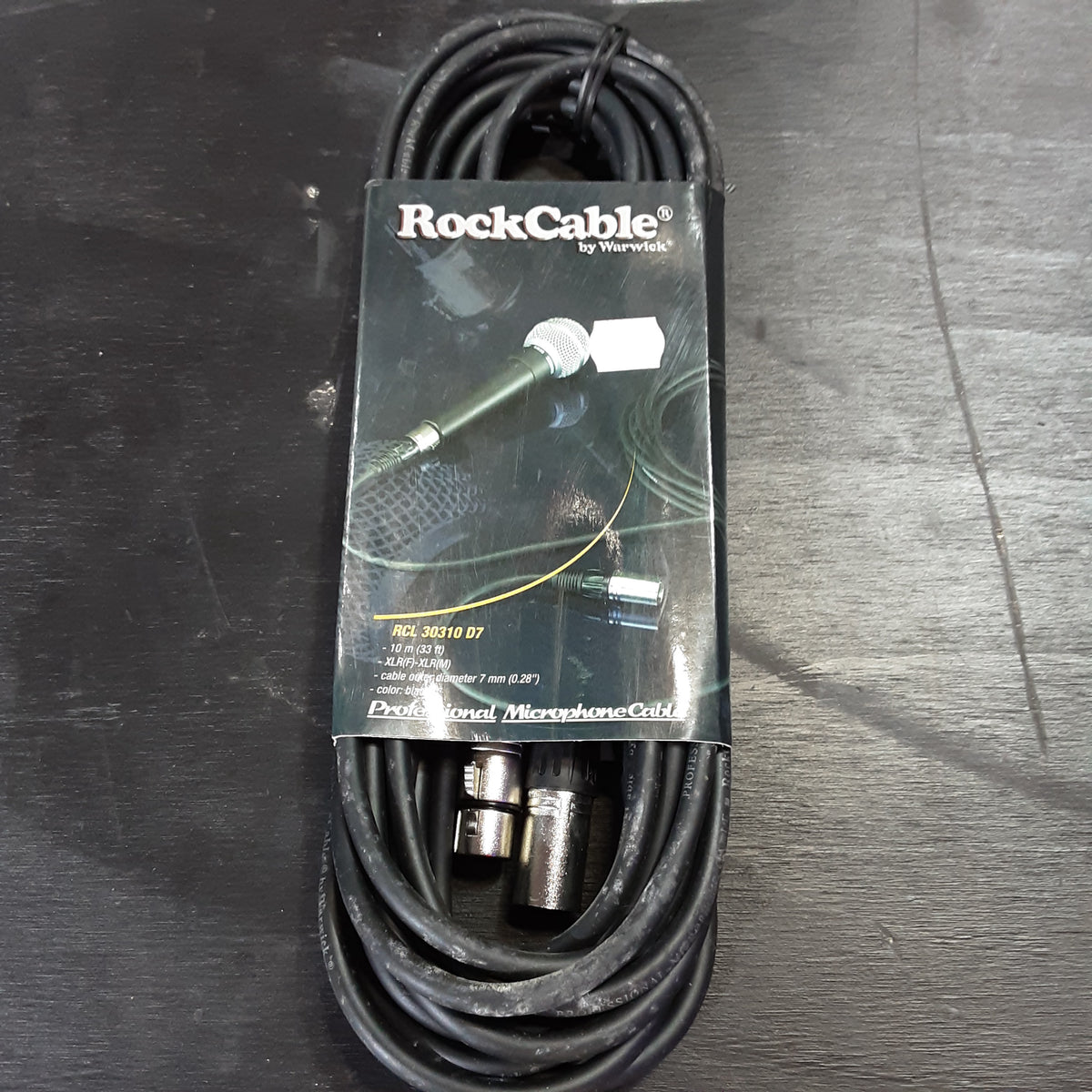 Rock Cable - XLR Female to XLR Male - 10m - Second Hand – The Music ...