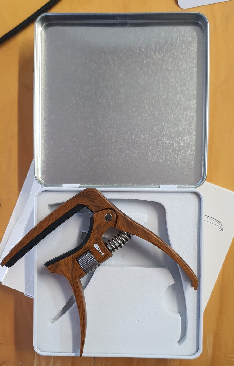 Aroma - AC30 Guitar Capo - Wood Grain – The Music Warehouse