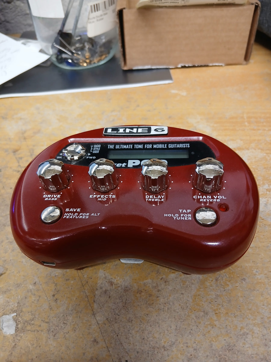 Line 6 - Pocket POD Portable Guitar Processor - Second Hand – The Music ...