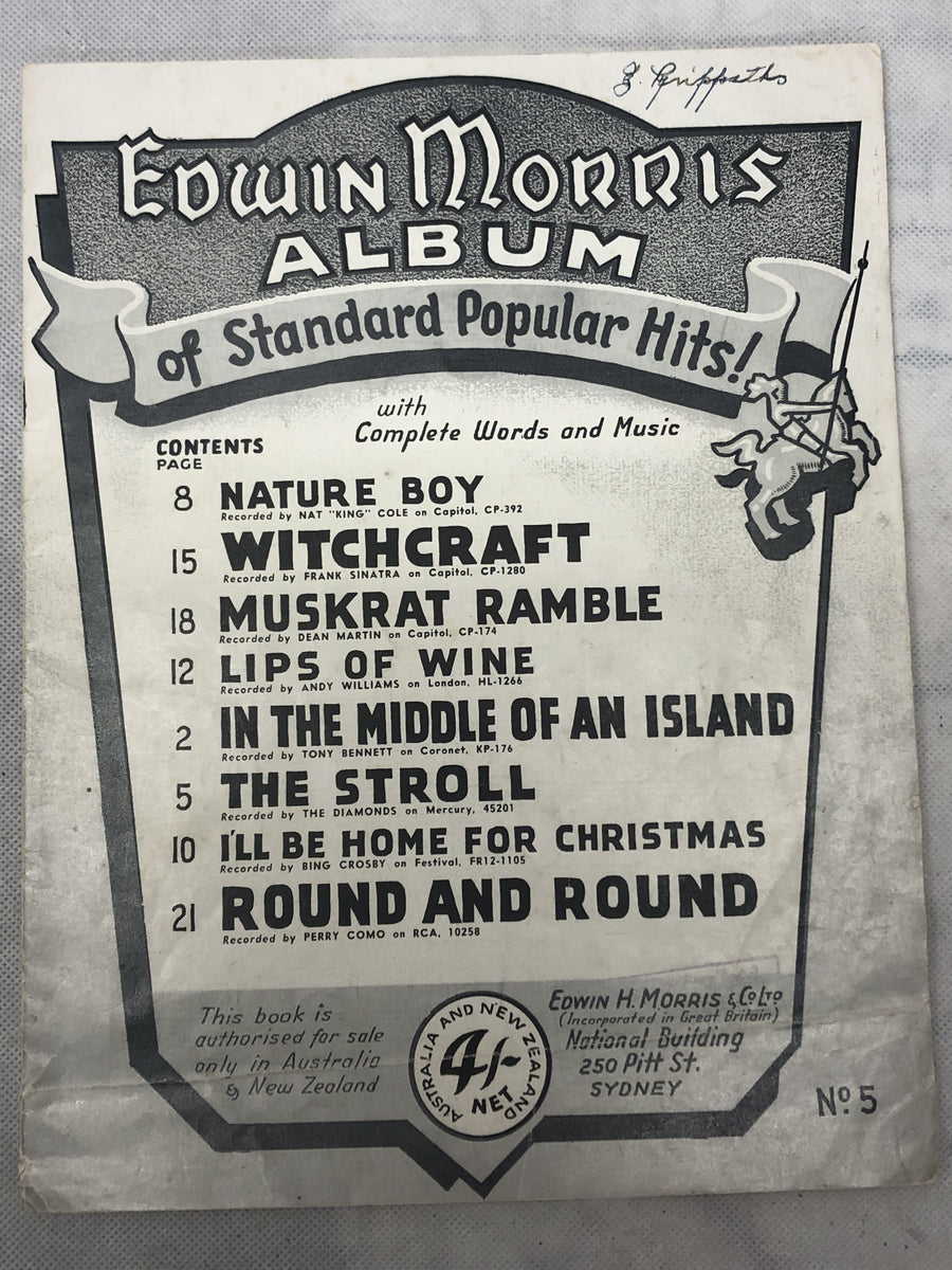 Edwin Morris Album of Standard Popular Hits! (Second Hand) – The Music ...