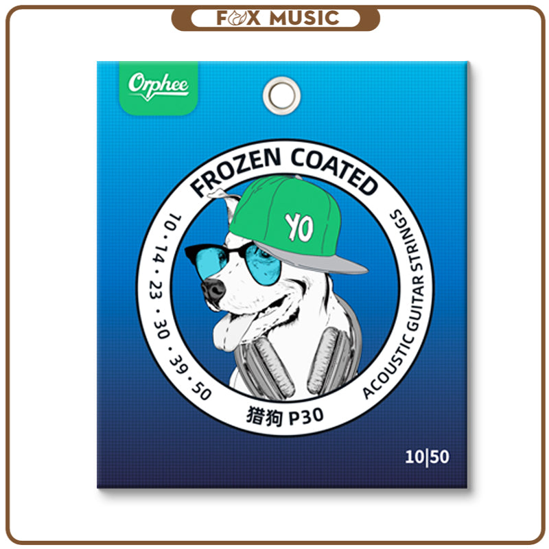 Orphee - Frozen Coated Acoustic Guitar Strings - 10/50 – The Music ...