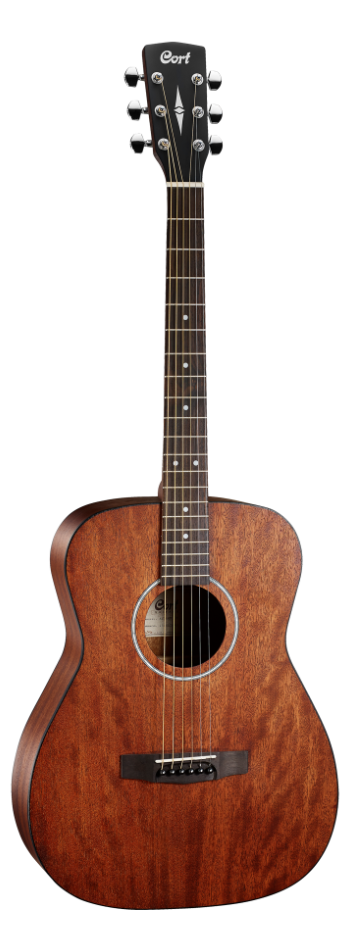 Cort - Standard Series Concert Acoustic Guitar - Mahogany Open Pore ...
