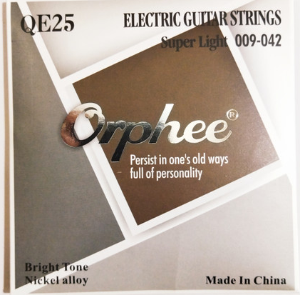 Orphee - Super Light Electric Guitar Strings - 9/42 – The Music Warehouse