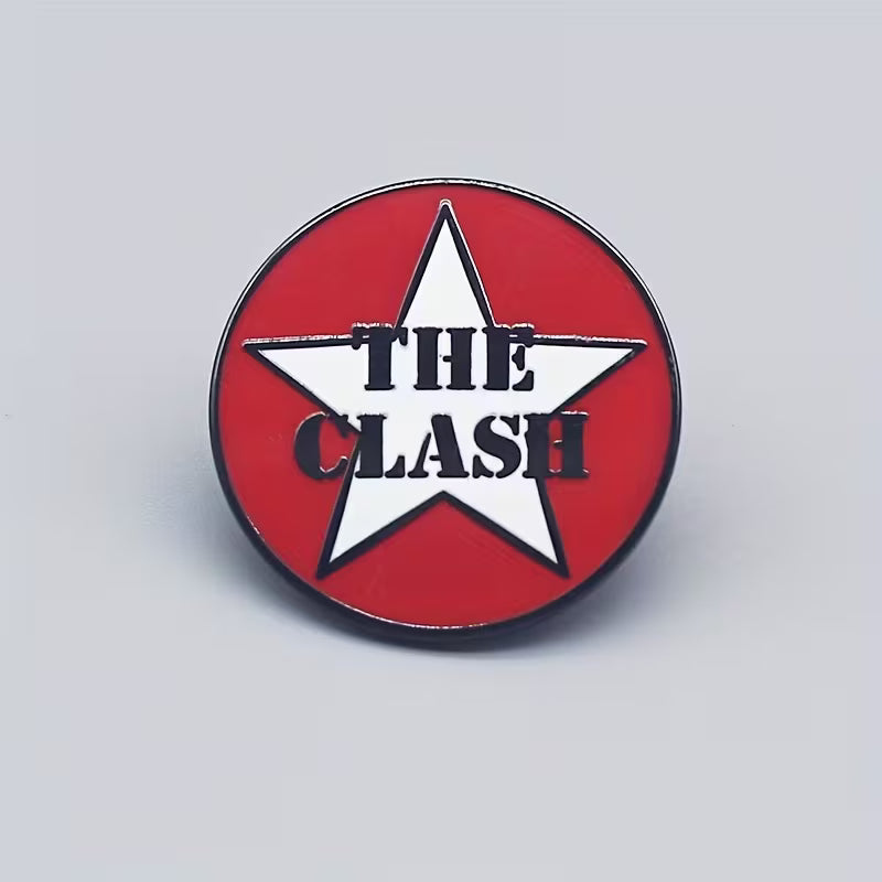 The Clash - Star Badge – The Music Warehouse