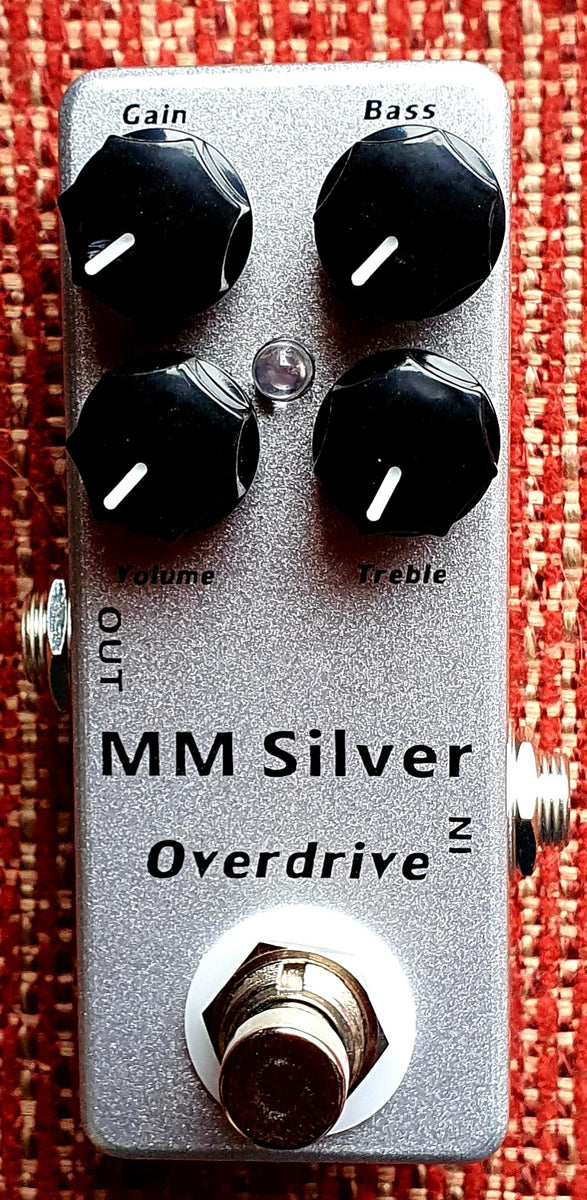 Mm silver overdrive pedal – The Music Warehouse
