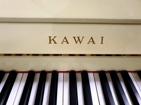 Kawai - CX-5 White Upright Piano with Piano Stool – The Music Warehouse