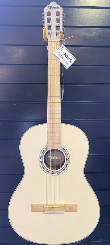 Valencia - VC354 Full Size Hybrid Classical Guitar - Ivory – The Music ...